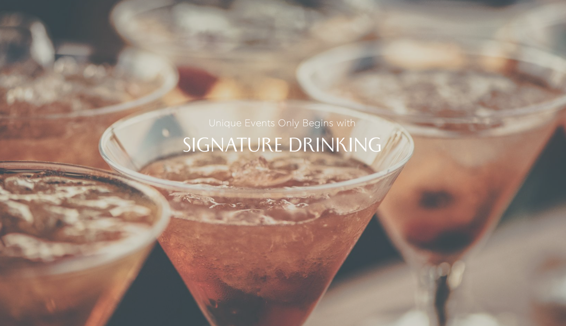Why Signature Cocktails 'Elevate' an Important Event